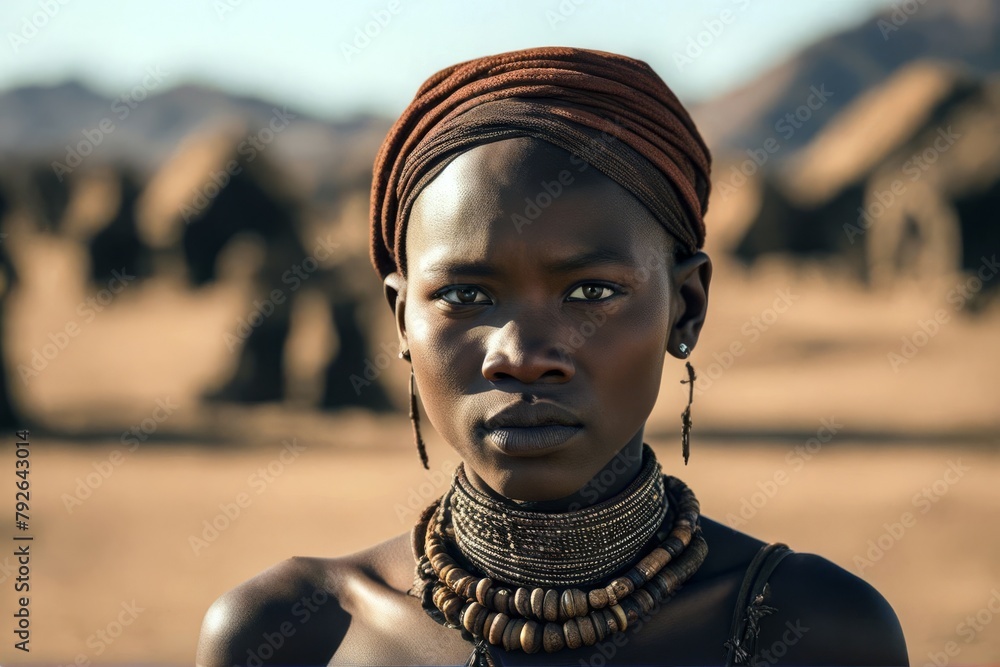 'namibia himba village tribe people africa traditional culture african ...