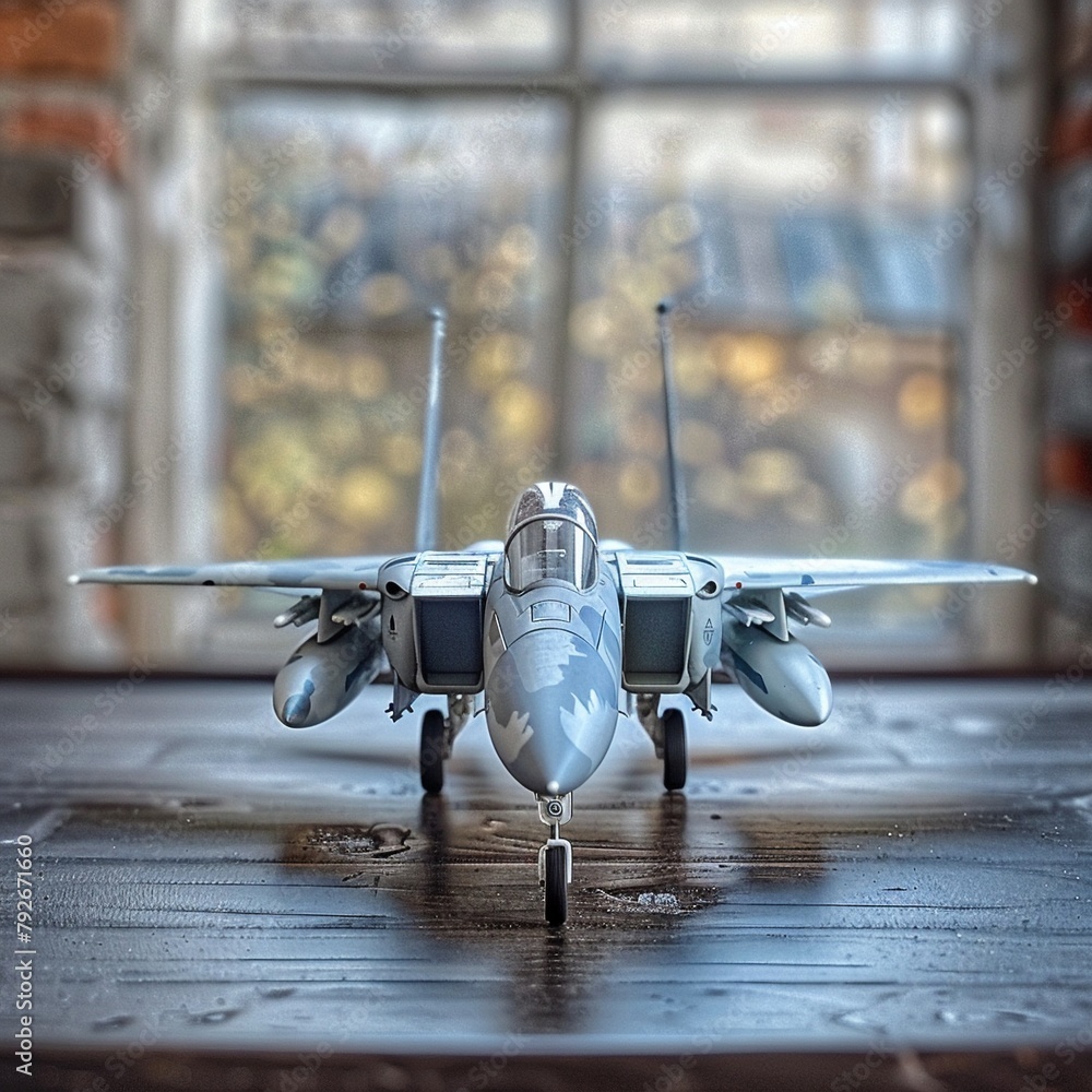 Realistic image Mcdonal Douglas F15 Eagle in tamiya style with ...