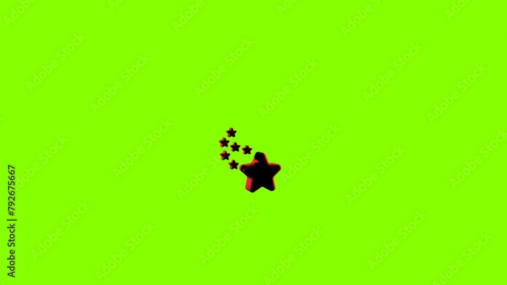 Golden star rotate animation, animated game sprite. Vector gold ui rate ...