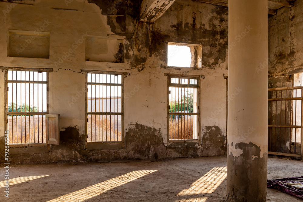 Inside of demolished abandoned mosque in Al Jazirah Al Hamra haunted ...