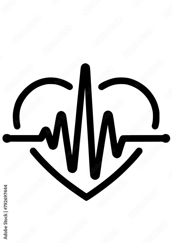 Heartbeat Svg, Heart SVG, ECG, Health SVG, Heartbeat Clipart, Heartbeat ...