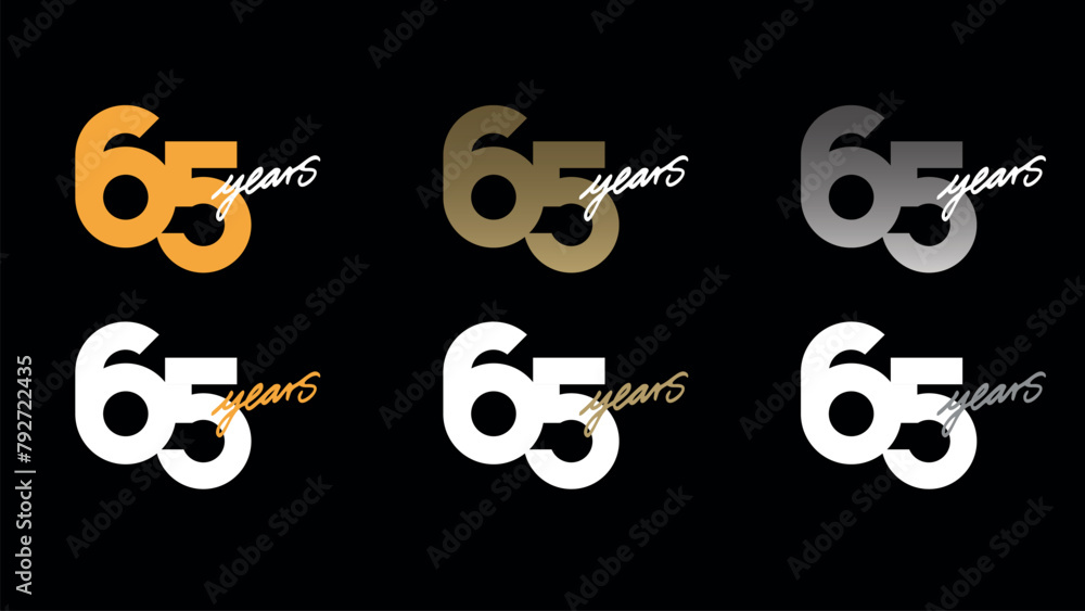 Adobe Illustrator ArtworkVektor-Illustration eines Jahrestages Logo ...