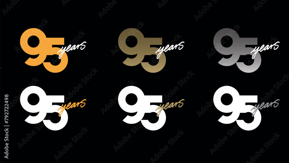 Adobe Illustrator ArtworkVektor-Illustration eines Jahrestages Logo ...