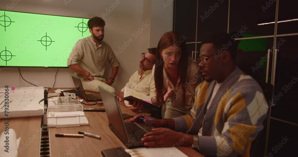 International startup dynamics unfold as supportive colleagues work ...