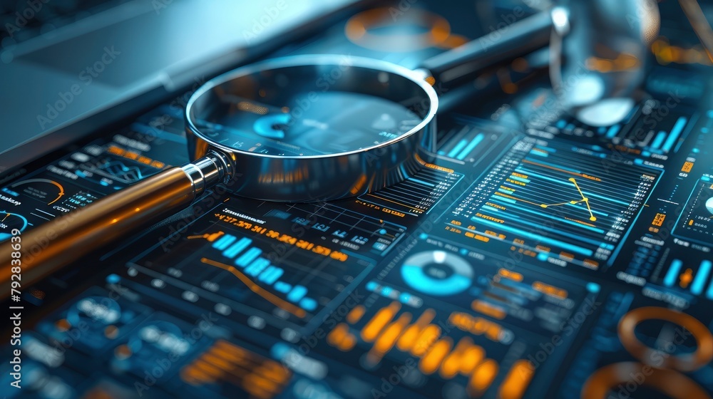 Corporate Accounting Audit- Depicting auditors examining financial ...