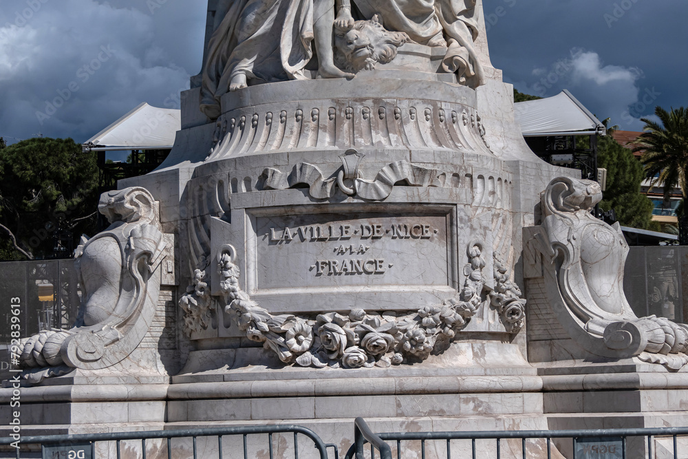Century Monument (Monument du Centenaire) on Promenade des Anglais ...