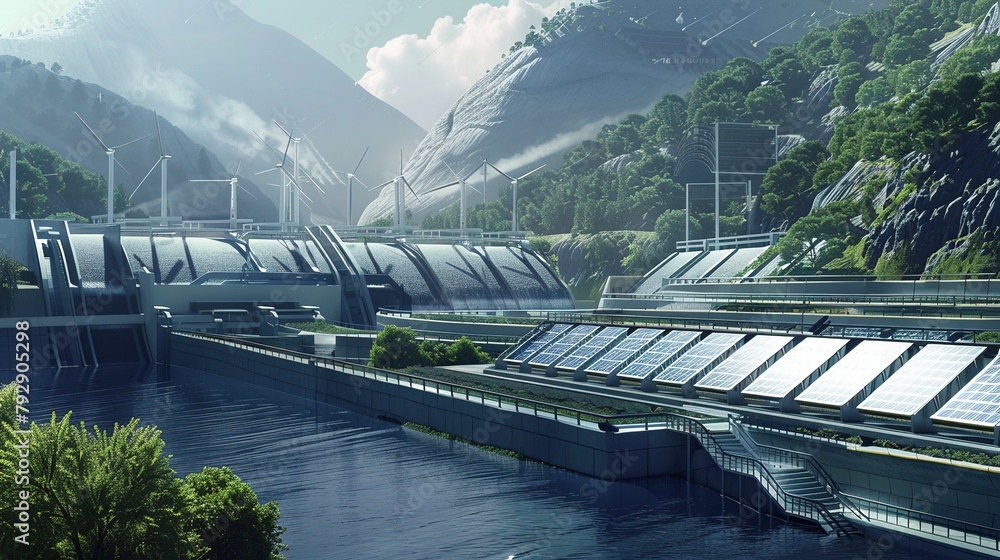 wind turbines, and hydroelectric dams. Smart grid technology ensures ...