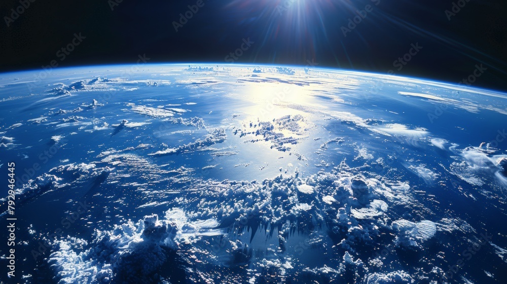 A reflection on global warming.Ozone in the Earth's atmosphere is ...