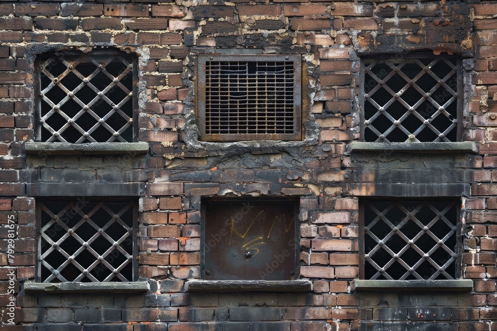 Subtle yet impactful, air vents discreetly adorn the surface of a brick ...