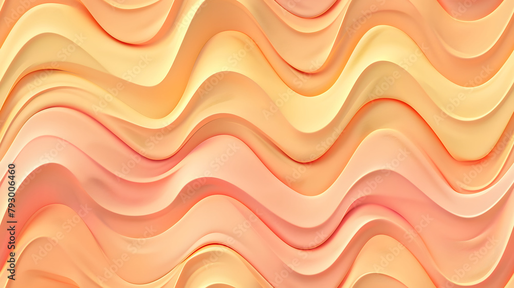 2d patern made of straight lines shaped in the waves of a sandy dune ...