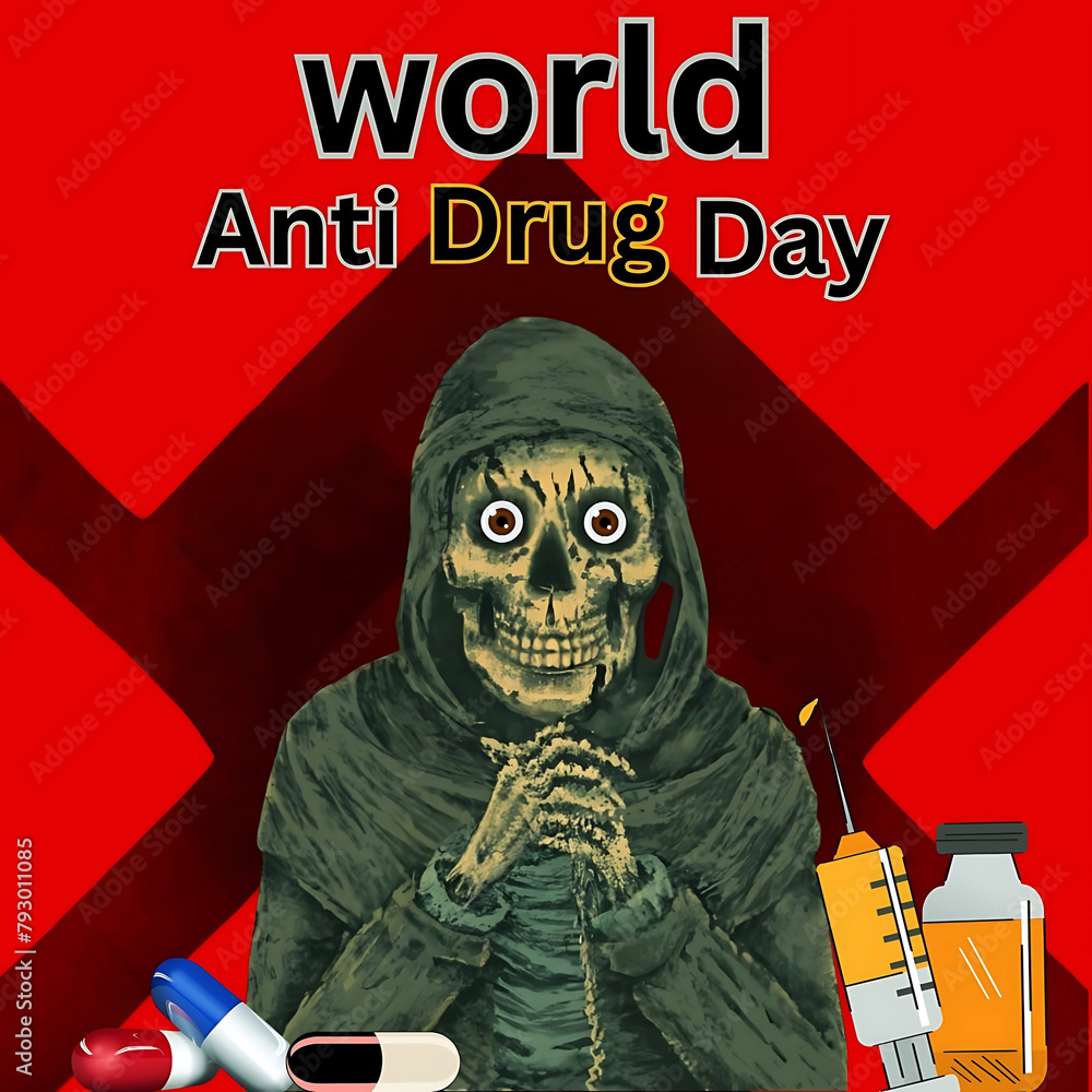 World Anti-Drug Day is observed globally on June 26th each year to ...