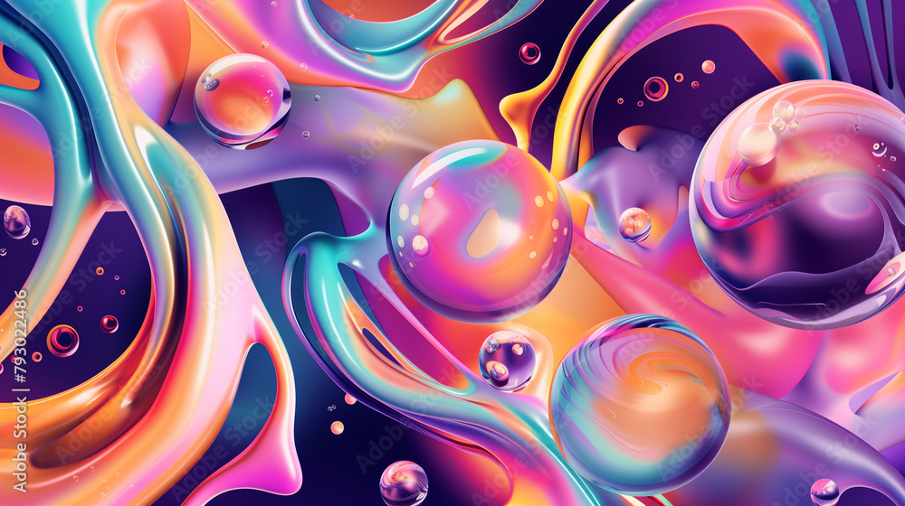Dynamic abstract background elements enrich compositions with depth and ...