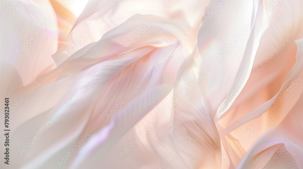 Nature-inspired abstract wallpaper evokes tranquility with botanical ...