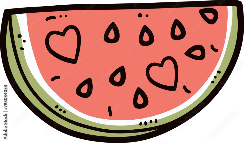 Watermelon SVG, watermelon heart SVG, fruit SVG, summer fruit svg ...