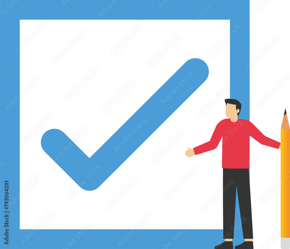 Checklist for completed tasks, project checkbox or achievement list and ...