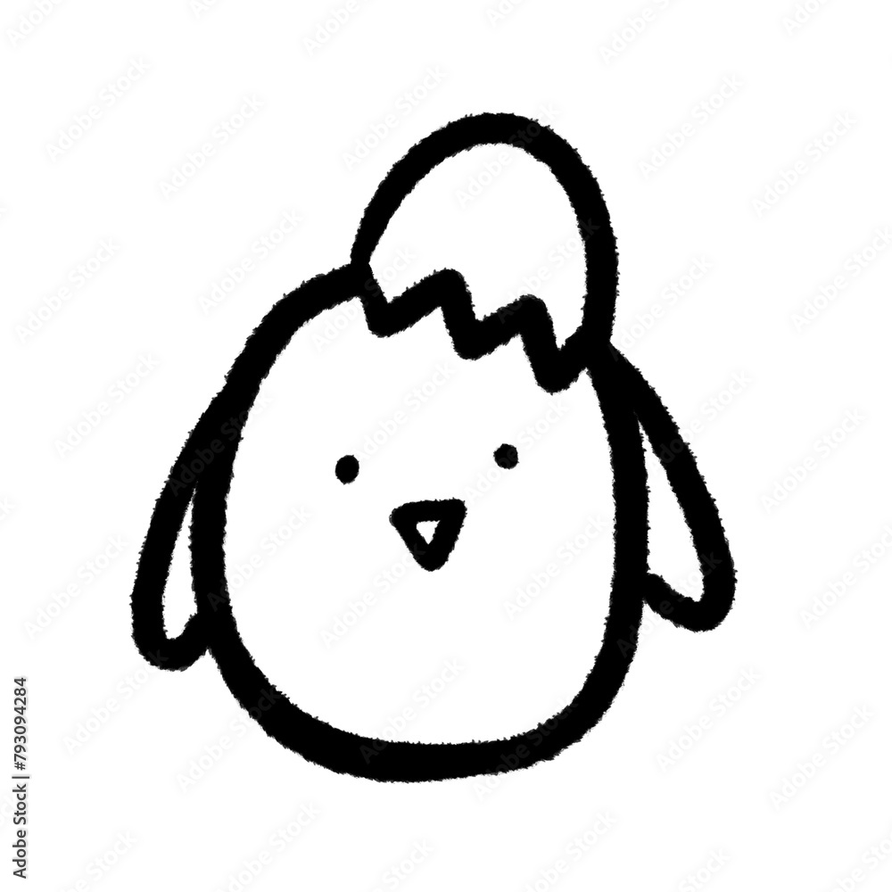 chicky, cartoon, png cartoon, doodle, handdraw, design, charactor, cute ...