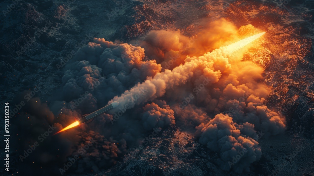 Mobile platform launch of hypersonic missile with precision targeting ...