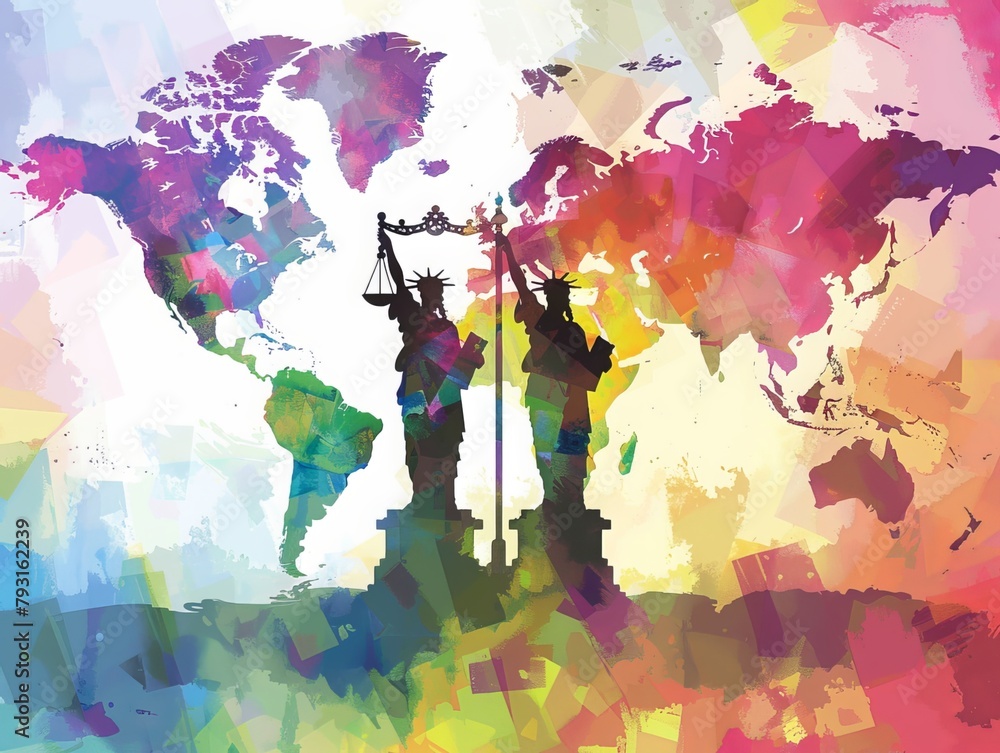 Illustrating the spirit of Human Rights Day with a focus on global ...