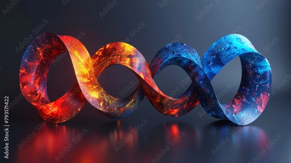 Infinity symbol for software development operations. System life cycle ...