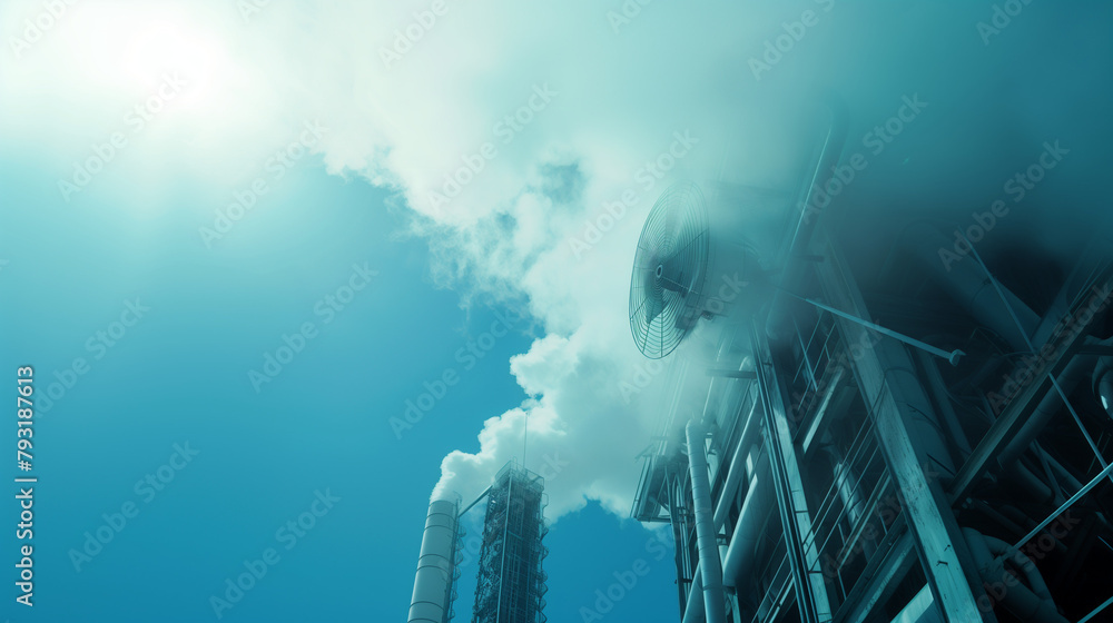 Carbon capture - decarbonisation concept. Enviromnental aspects ...