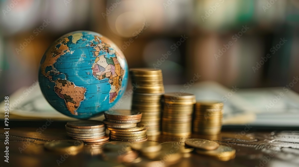 Enter the dynamic world of global finance with our striking imagery ...