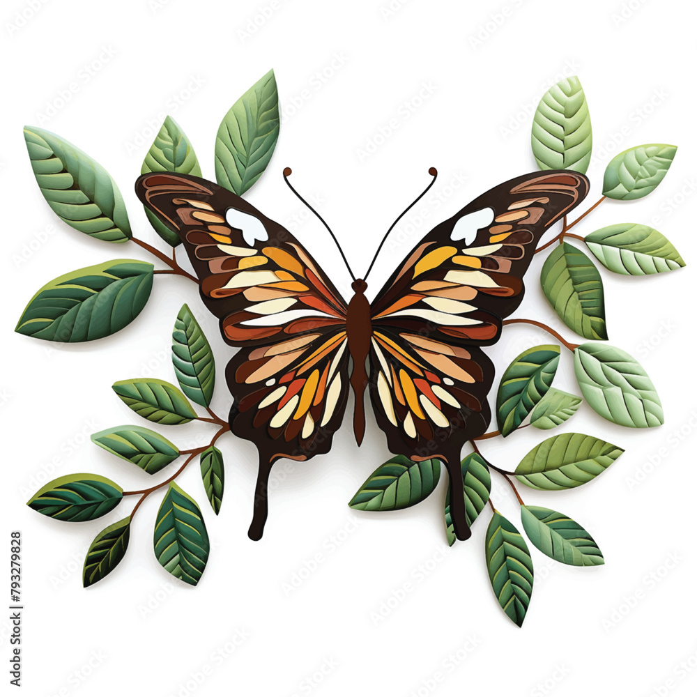 Butterfly terrarium butterfly flowers clipart environment milkweeds ...