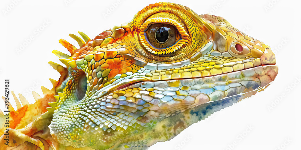 Survival: The Quick Reflexes and Alert Eyes - Visualize a lizard with ...