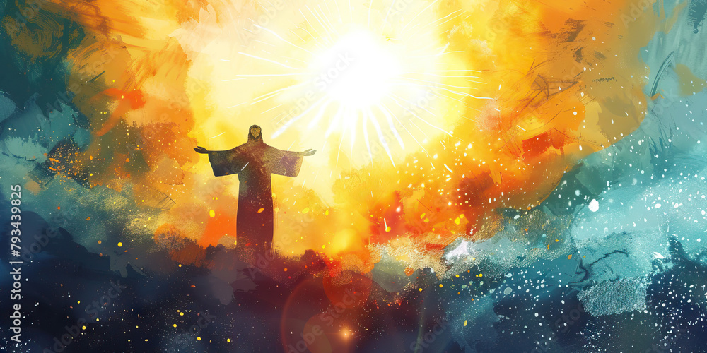Light of the World: The Radiant Sun and Darkened Earth - Imagine Jesus ...