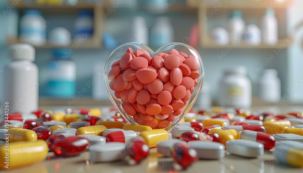 Statins and Medication, Illustrate the concept of statin drugs lowering ...