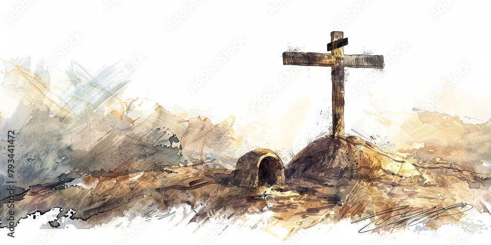 Redeemer: The Cross and Open Tomb - Visualize Jesus on the cross with ...