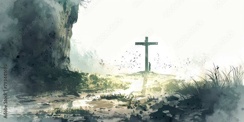 Redeemer: The Cross and Open Tomb - Visualize Jesus on the cross with ...