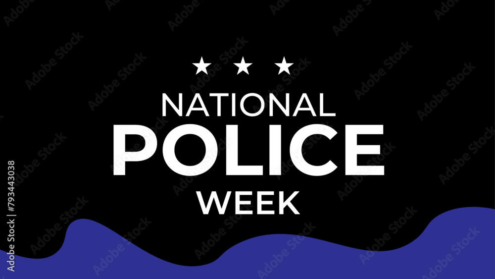 National Police Week in May. Celebrated annual in United States. In ...