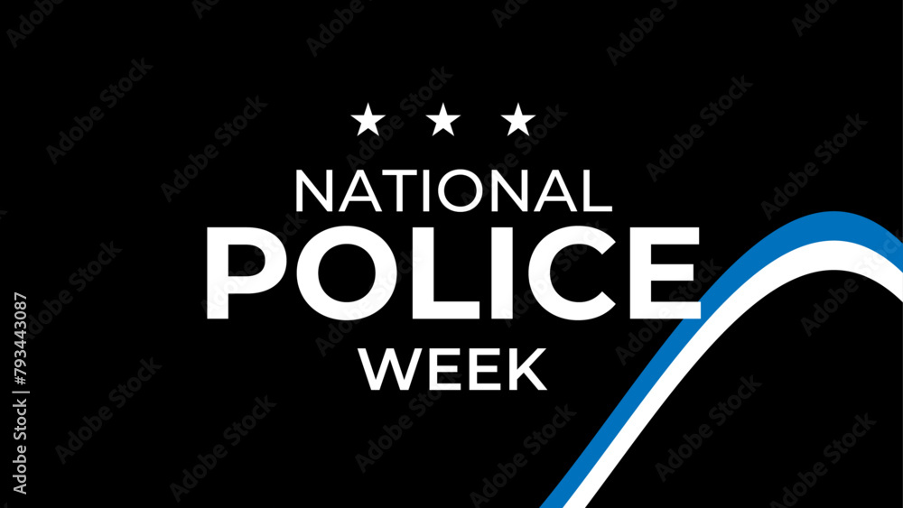 National Police Week in May. Celebrated annual in United States. In ...