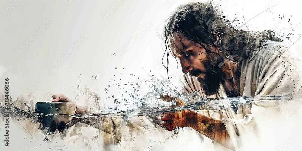 Living Water: The Flowing Stream and Cup - Visualize Jesus with a ...