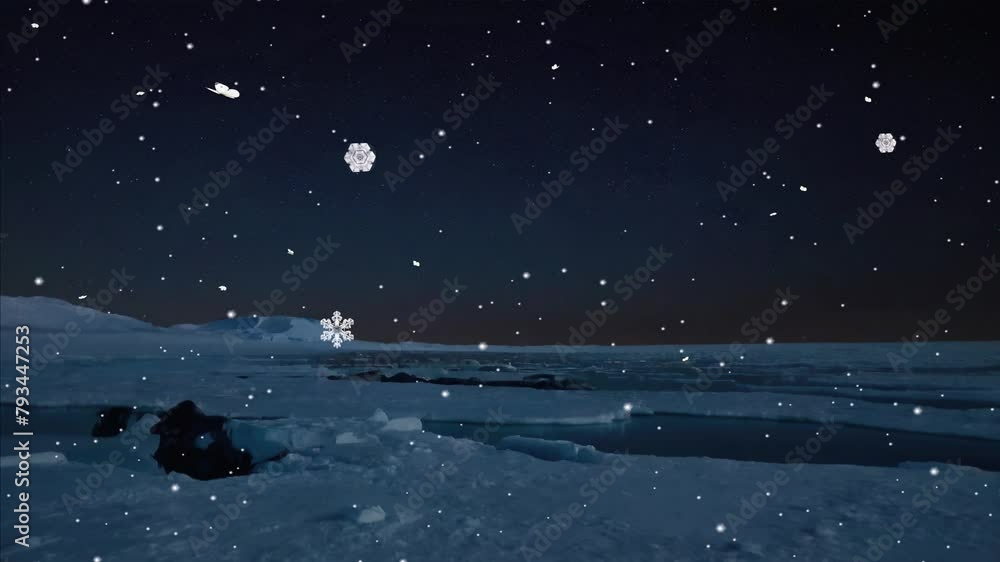 Savor the celestial display in a 4K looping video: ocean with a ...