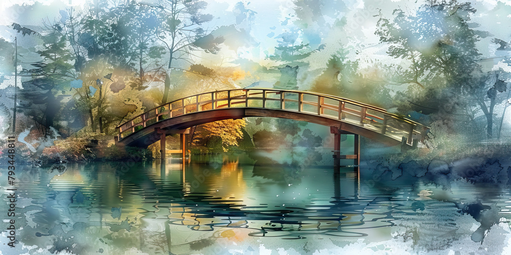 Faith: The Bridge and Crossing River - Visualize a bridge crossing a ...