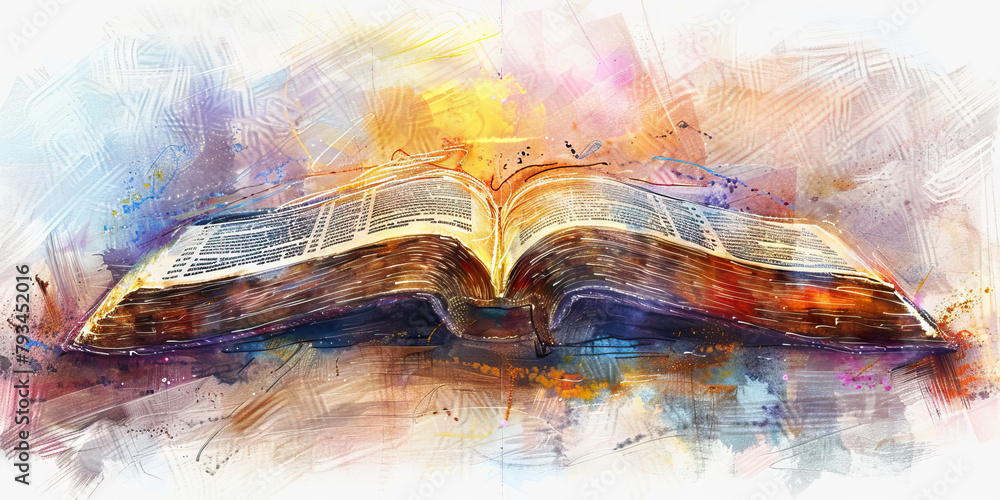 Sacred Texts: The Open Book and Illuminated Pages - Imagine an open ...