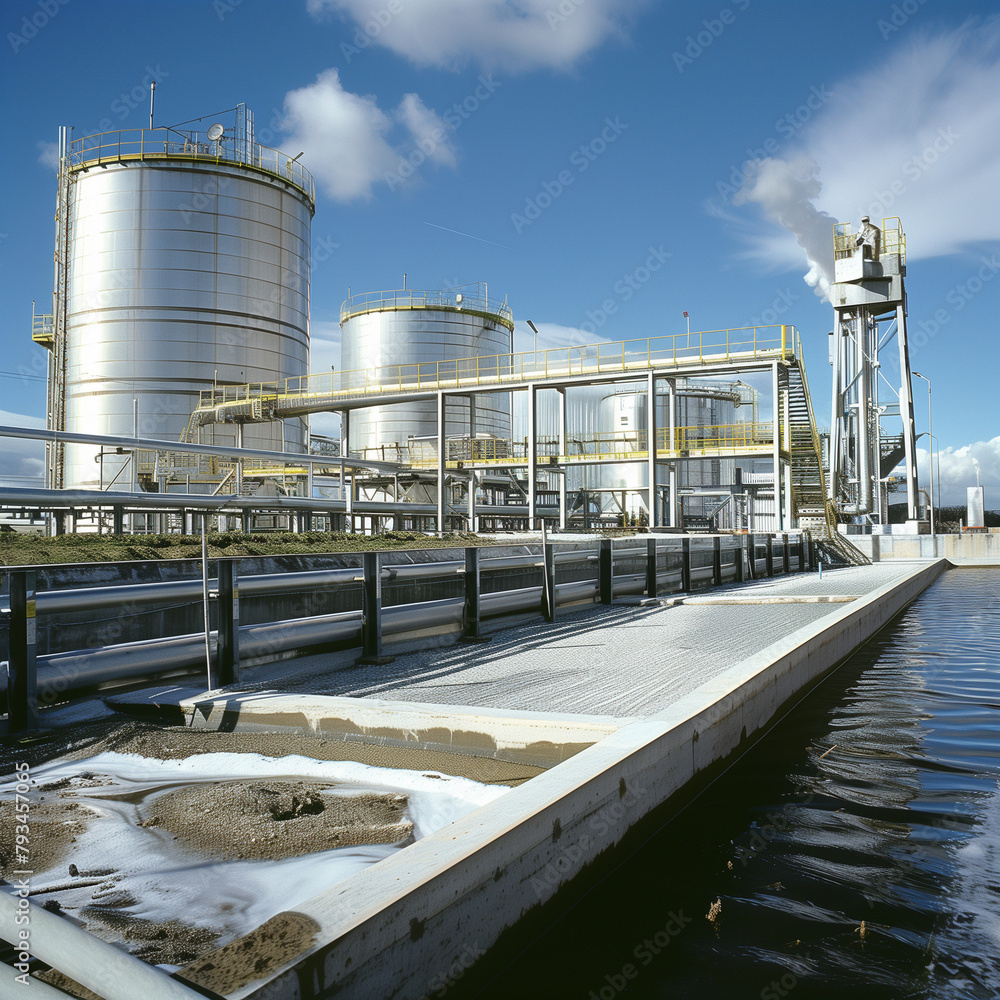 Chemical Installation Guide: Optimizing Space with Holding Tanks Stock ...