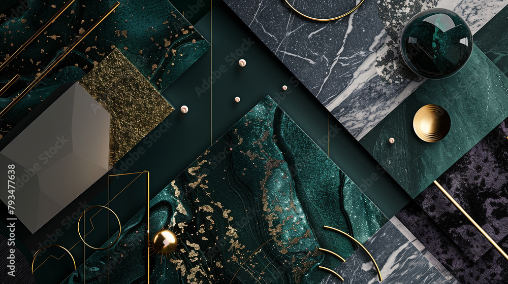 Design a visually stunning template infused with abstract luxury ...
