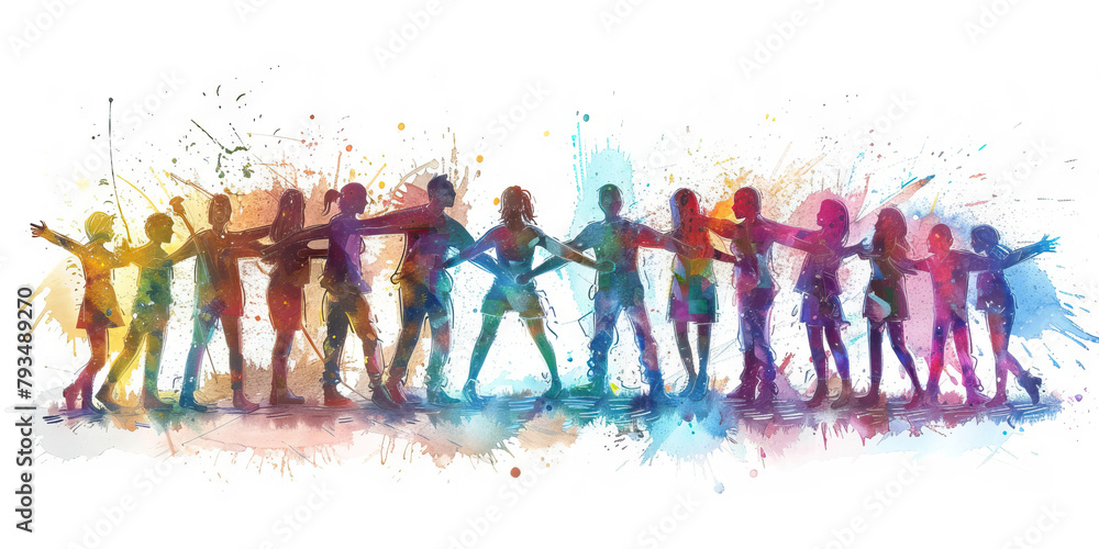 Community Support: The Circle of People and Embracing Arms - Visualize ...