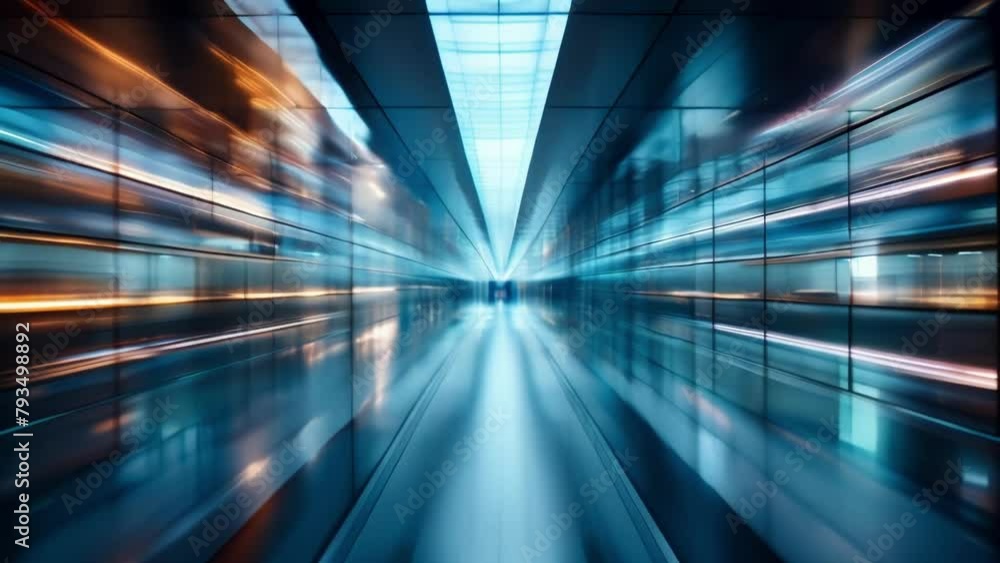 The blurred mirrored backgrounds add depth to the image as the ...