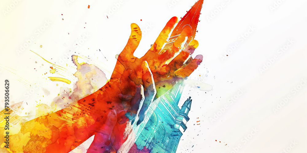 Building Faith: The Constructing Hands and Rising Steeple - Visualize ...