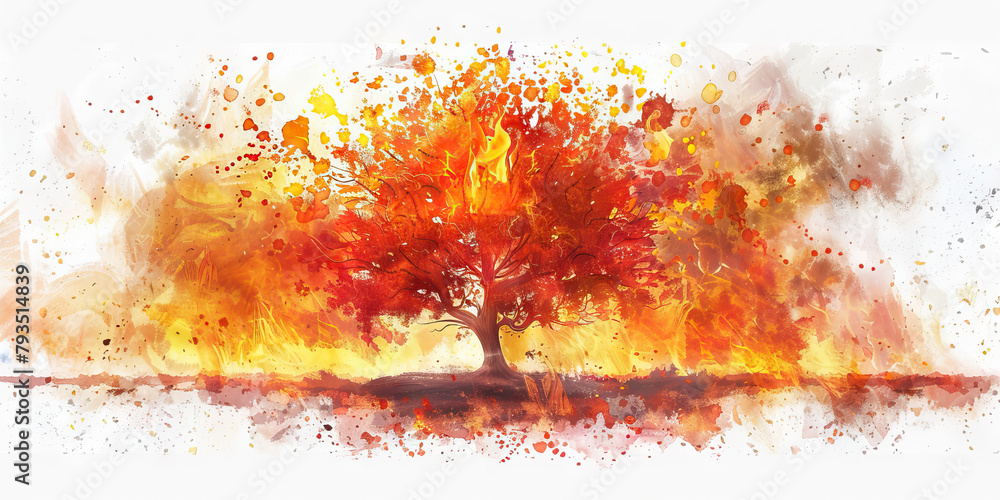 The Burning Bush and Spiritual Rebirth - Imagine a burning bush ...