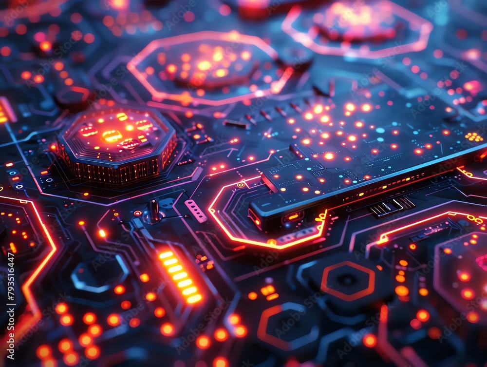 Close-up on a sci-fi liquid puzzle game, glowing liquids forming ...