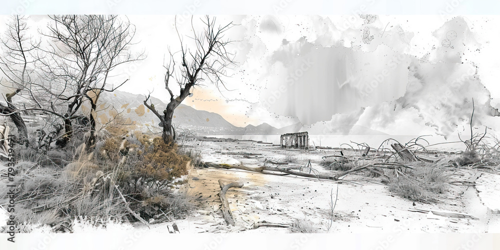 The Devastated Landscape and Restoring Faith - Visualize a devastated ...