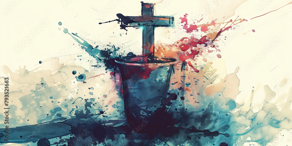 Grace: The Overflowing Cup and Cross - Picture an overflowing cup with ...