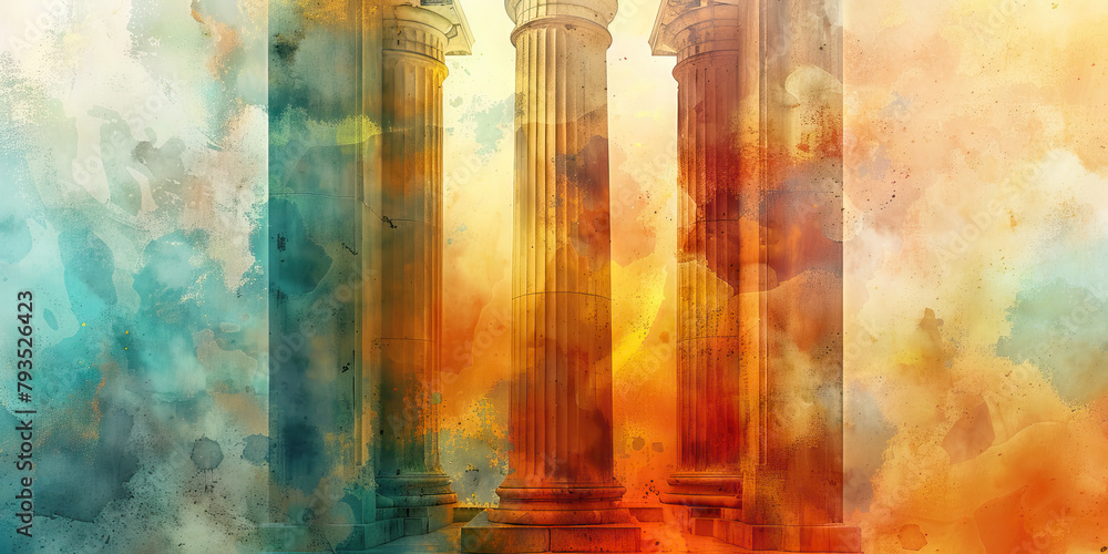 Pillar of Faith: The Ancient Pillar and Supportive Structure - Imagine ...