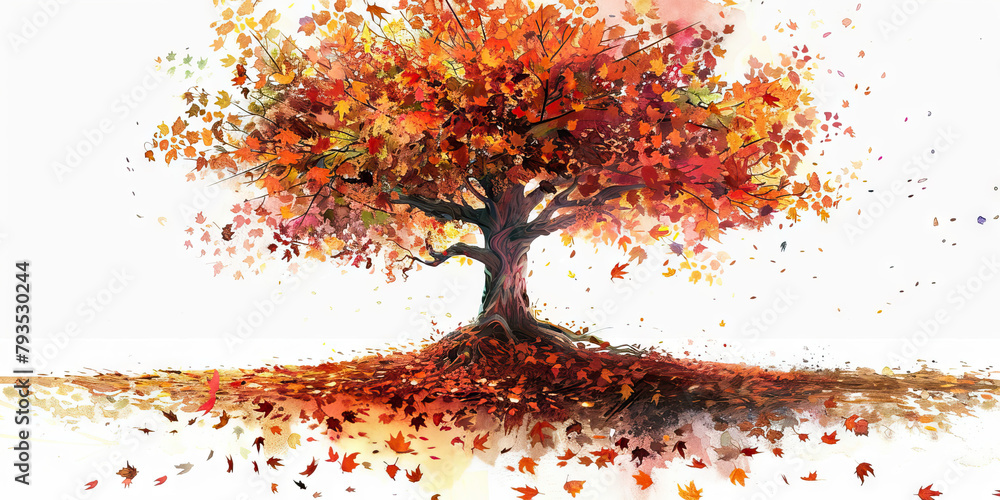 Spiritual Legacy: The Tree of Life and Fallen Leaves - Imagine a tree ...
