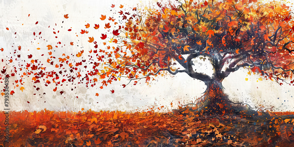 Spiritual Legacy: The Tree of Life and Fallen Leaves - Imagine a tree ...