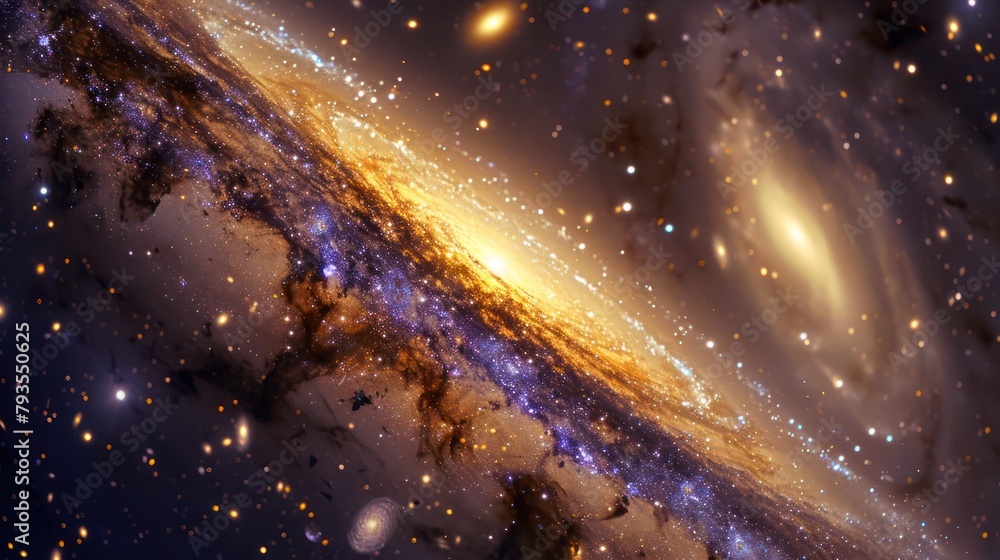 Surrender to the enchanting allure of the cosmos with captivating ...